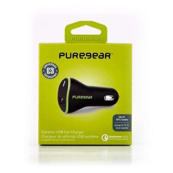 Qualcomm Quick Charger 2.0 PureGear Car Charger Extreme 2A Retail Pack ...